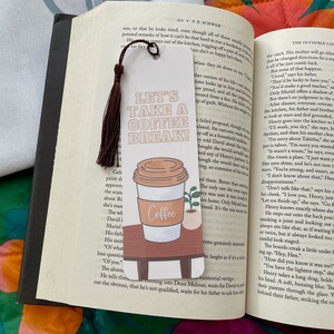 Coffee Lover Bookmarks | Handmade Bookmarks | Individual or Set ...