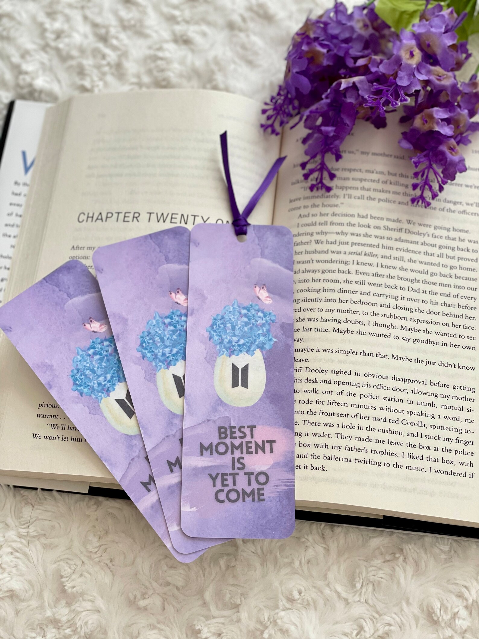 BTS Inspired Bookmarks Love Yourself, Borahae, yet to Come, BTS Army ...