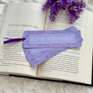 BTS Inspired Bookmarks | Love Yourself, Borahae, yet to Come, BTS Army ...