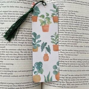 Plant Bookmarks | Cactus Bookmarks | Handmade Bookmark | Bookmark With ...