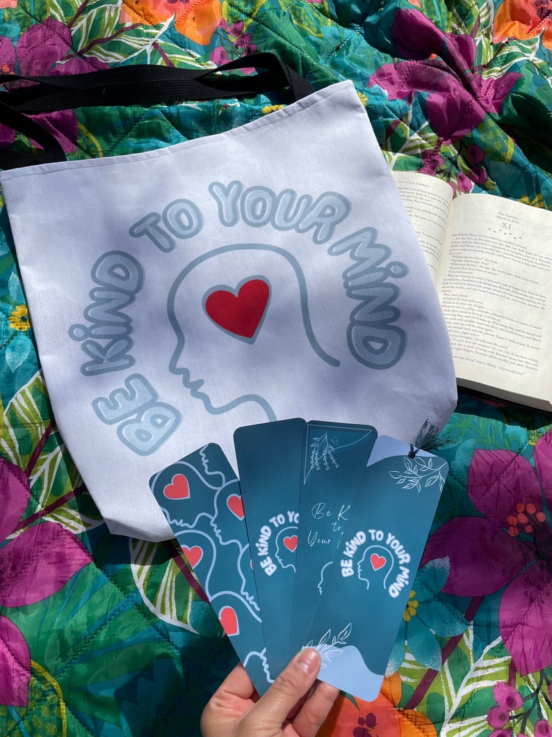 Be Kind to Your Mind Bookmarks Gift for Readers Bookmark - Etsy