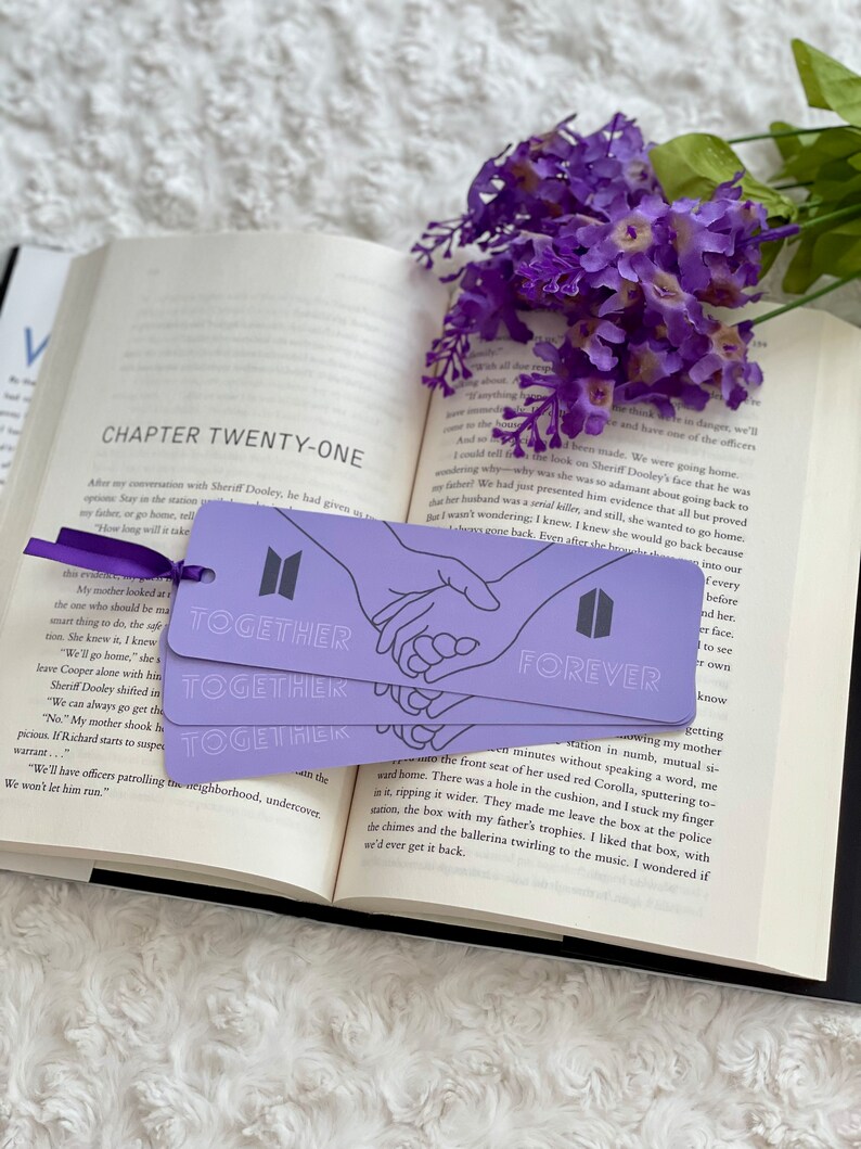BTS Inspired Bookmarks Love Yourself, Borahae, yet to Come, BTS Army ...