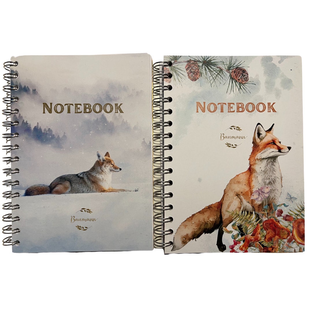 Notebooks With Animal Art Prints - Etsy