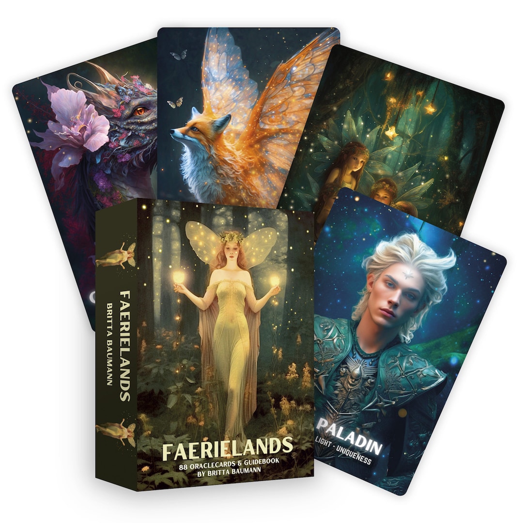 Faerielands Oracle: A 88-card Deck & Guidebook by Britta Baumann - Etsy