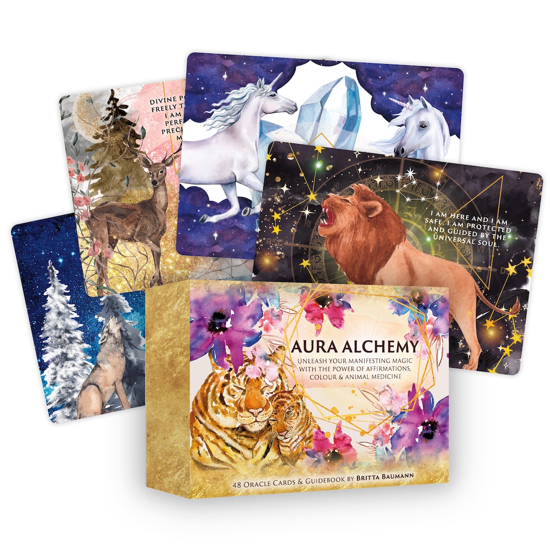 Aura Alchemy Oracle: A 47-card Deck & Guidebook by Britta Baumann - Etsy