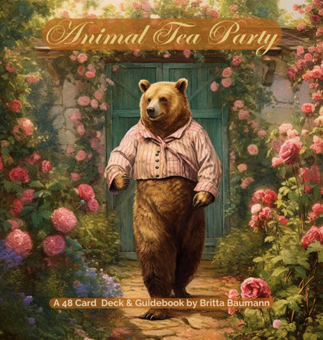 Animal Tea Party: A 48-card Deck & Guidebook by Britta Baumann - Etsy