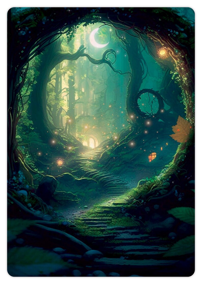 Enchanted Forest Oracle: A 58-card Deck & Guidebook by Britta - Etsy