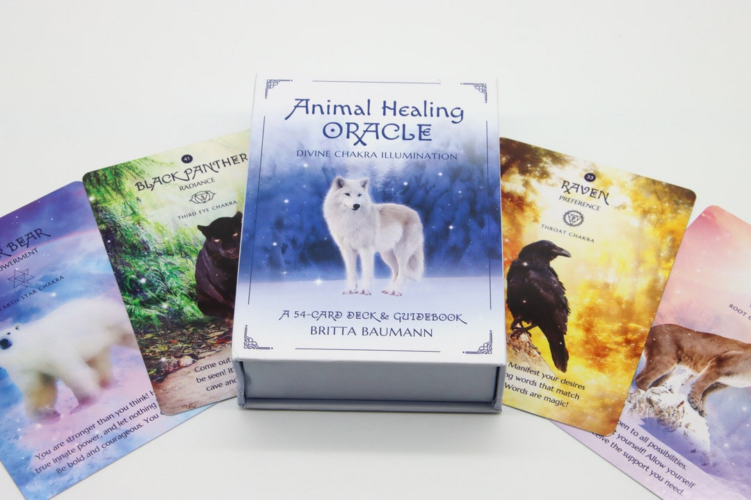 Animal Healing Oracle: 54 Oracle Cards & Guidebook by Britta Baumann - Etsy