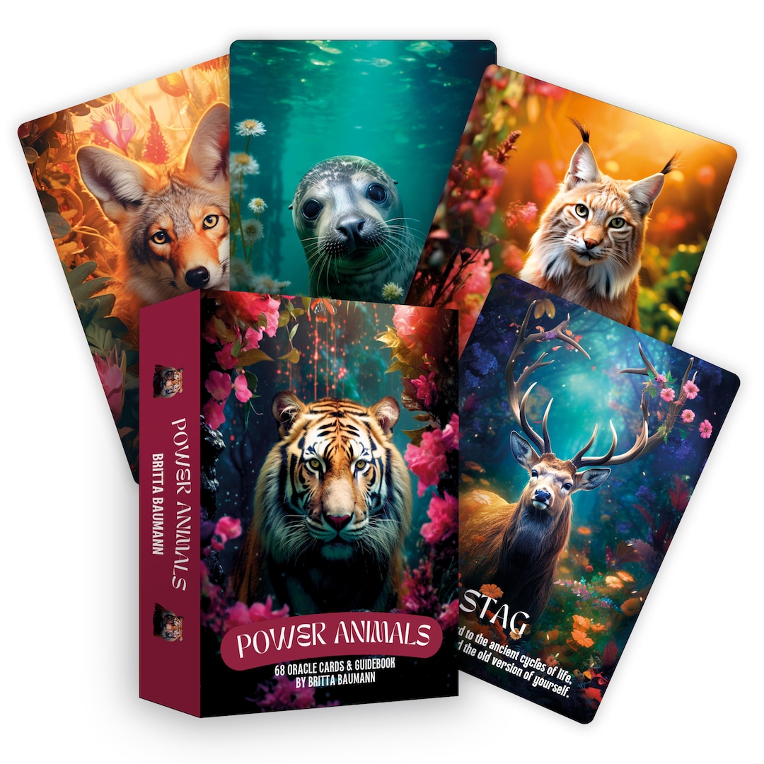 Power Animals Oracle: A 68-card Deck & Guidebook by Britta Baumann - Etsy