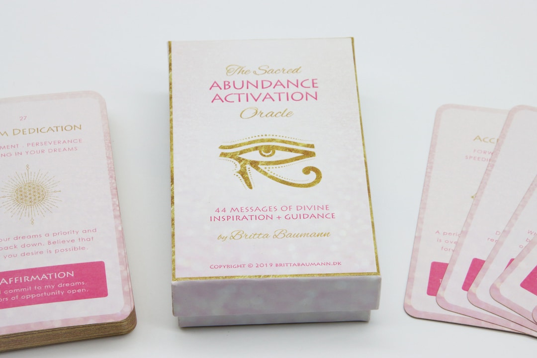 The Sacred Abundance Activation Oracle: A 44 Oracle Card Deck ...