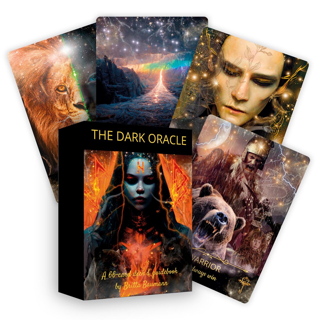 The Dark Oracle: A 66-card Deck & Guidebook by Britta Baumann - Etsy