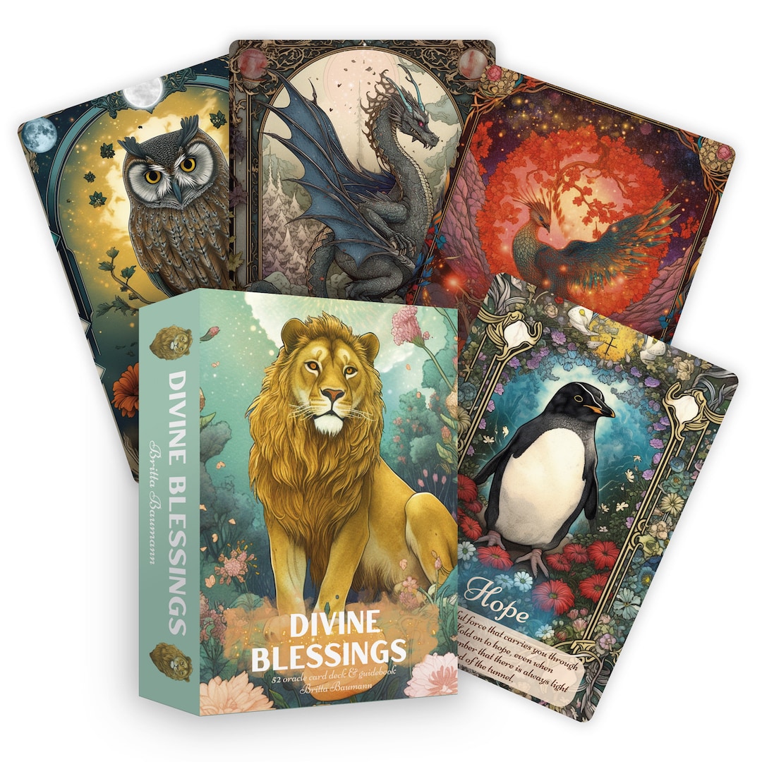 Divine Blessings: A 52-card Deck & Guidebook by Britta Baumann - Etsy