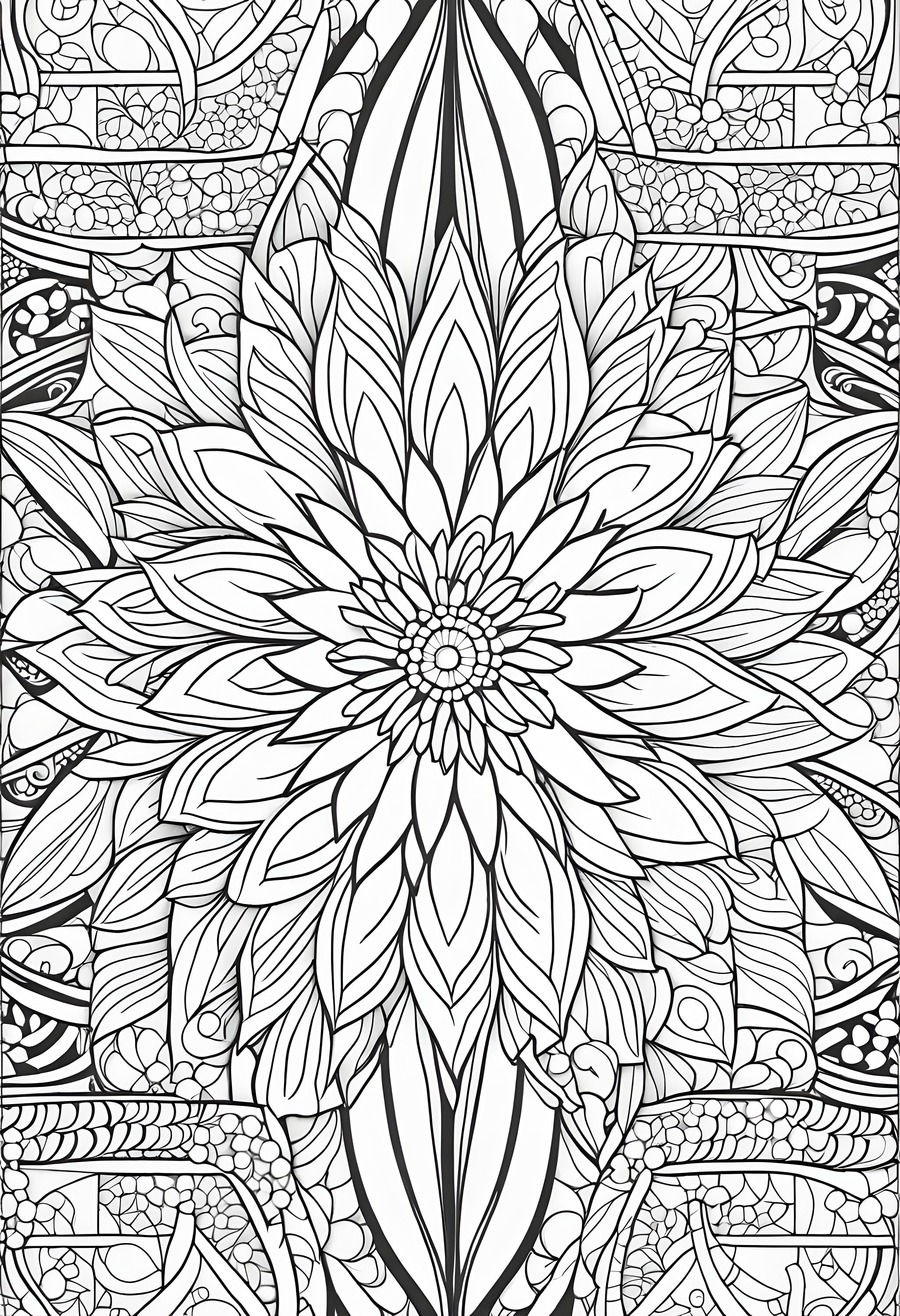 Mandala Masterpieces: Printable Coloring Pages for Creativity - Etsy