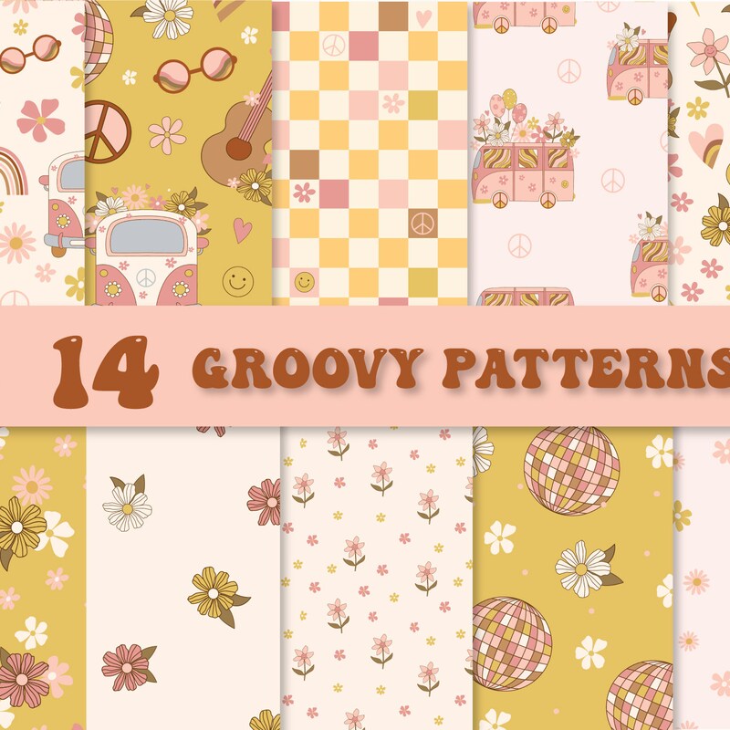Groovy Garden - Etsy