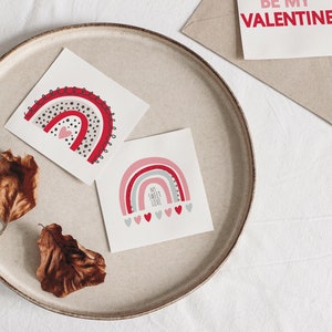 Rainbows Valentine Clipart Png Svg / Love Svg / Digital Printable ...