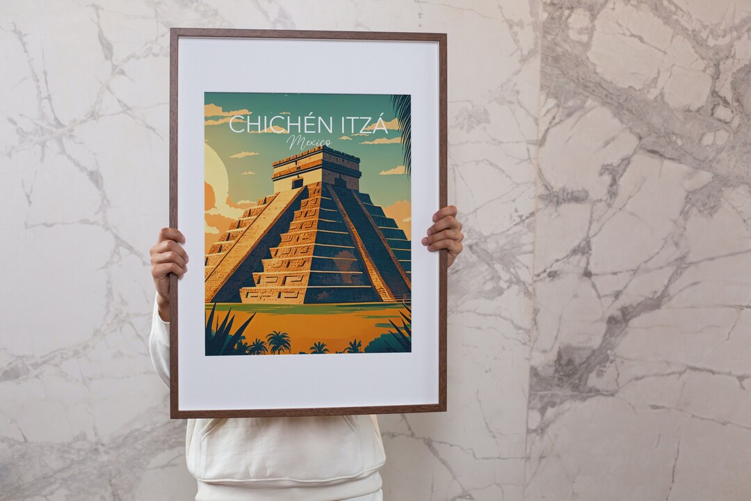 Poster Chichen Itza Mexico Travel Print without Frame - Etsy