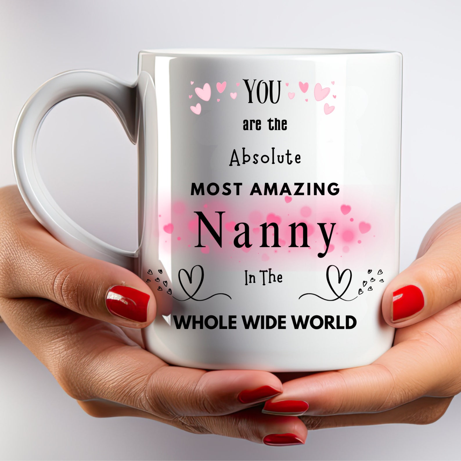 Nanny Mug, Nanny Ceramic Coffee Mug, Nanny Gift, Nanny Tea Mug, Gift ...
