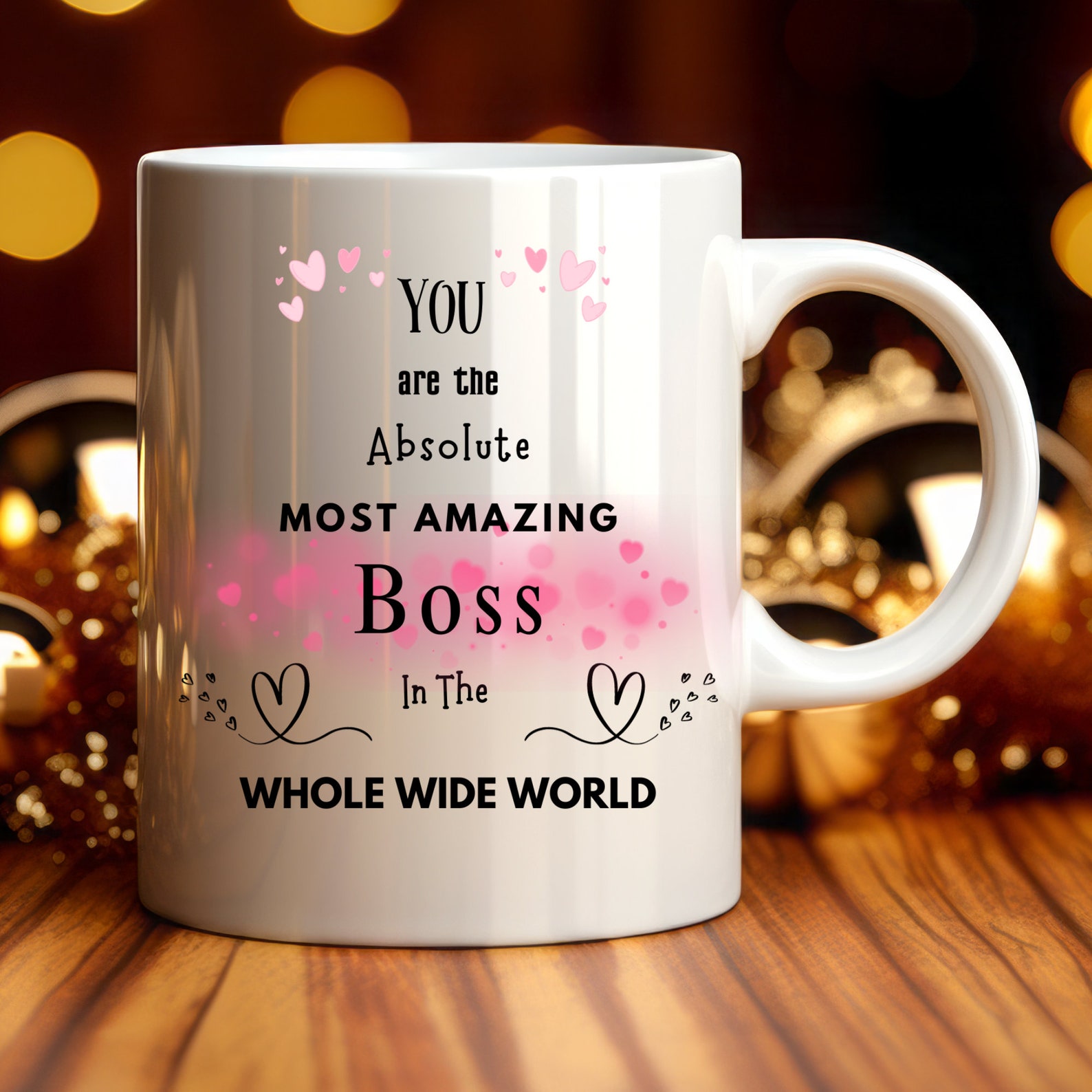Best Boss Mug, Amazing Boss Gift, Hard Working Boss Mug, Mug for Boss ...