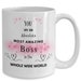 Best Boss Mug, Amazing Boss Gift, Hard Working Boss Mug, Mug for Boss ...