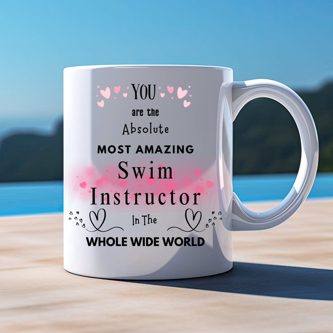 Swim Instructor Mug, Swim Instructor Gift, Best Swim Instructor, Swim ...