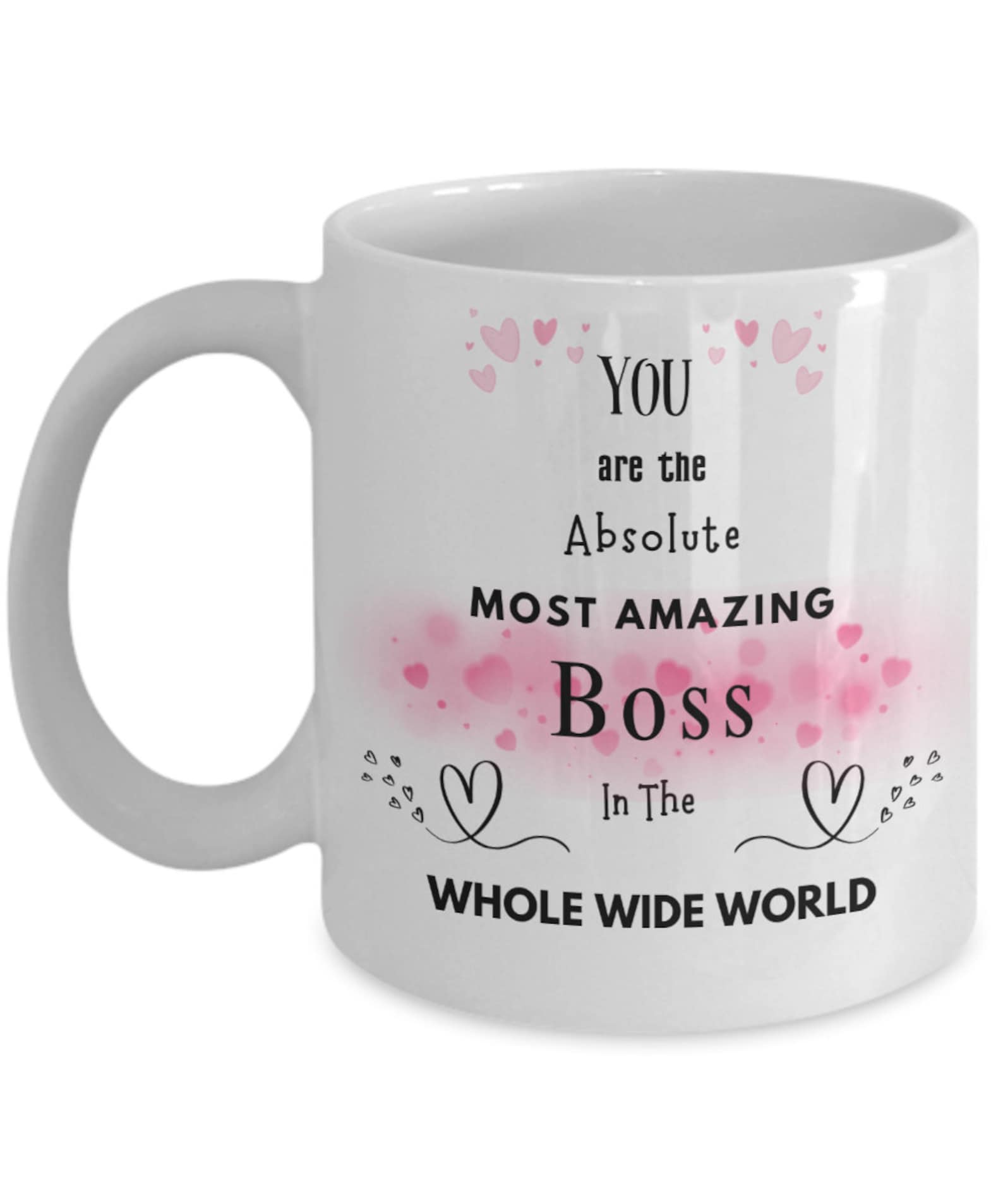 Best Boss Mug, Amazing Boss Gift, Hard Working Boss Mug, Mug for Boss ...