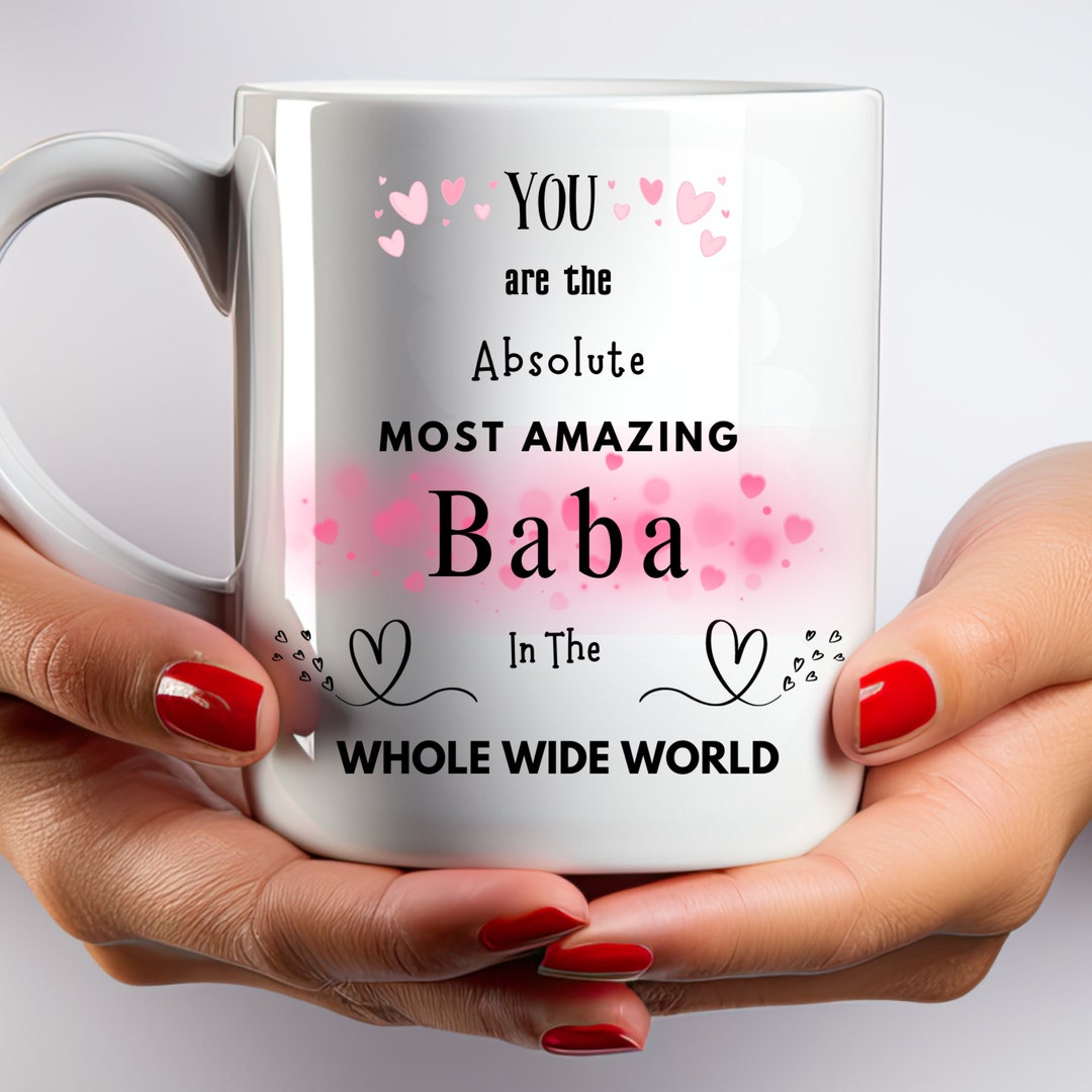 Baba Gift, Baba Mug, Baba Gift for Mother's Day, Most Amazing Baba Ever ...