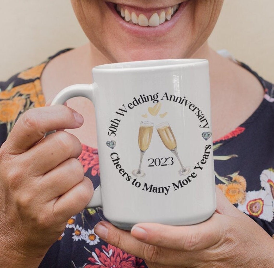 50th Wedding Anniversary Mug 50th Anniversary Gift 50th - Etsy