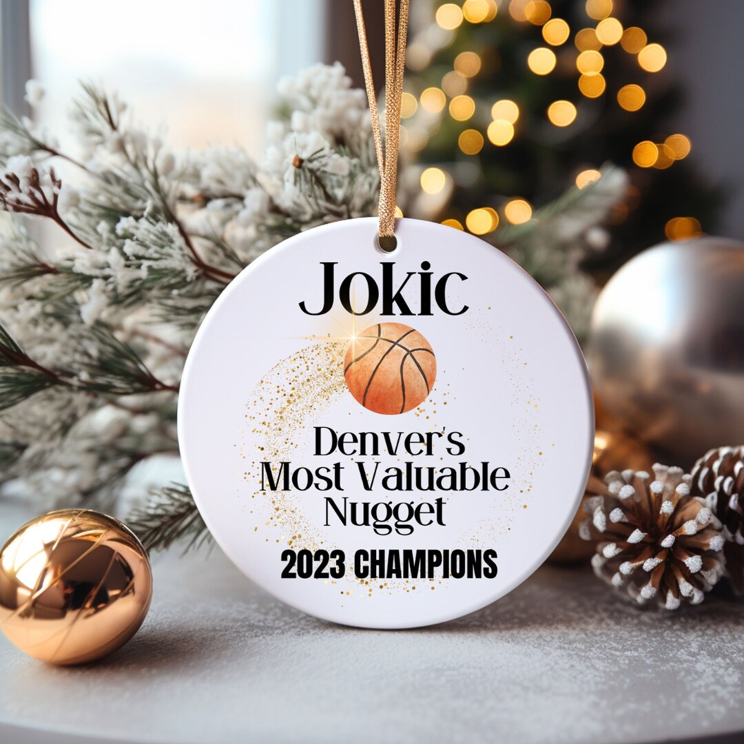 Jokic Ornament, Gift for Jokic Fan, Jokic Xmas, Nikola Jokic Merch ...