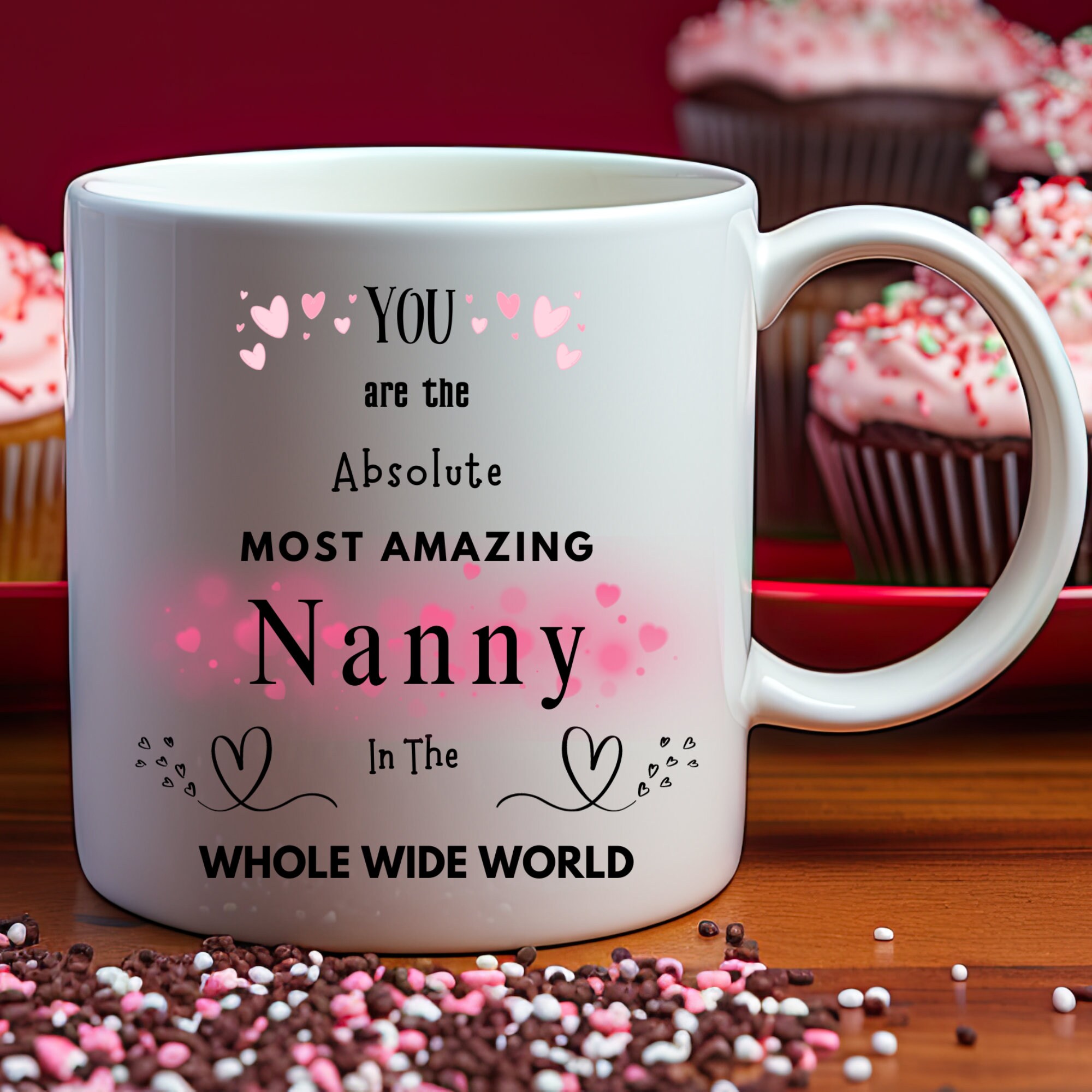 Nanny Mug, Nanny Ceramic Coffee Mug, Nanny Gift, Nanny Tea Mug, Gift ...