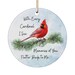 Cardinal Remembrance Ornament Cardinal Keepsake Ornament - Etsy