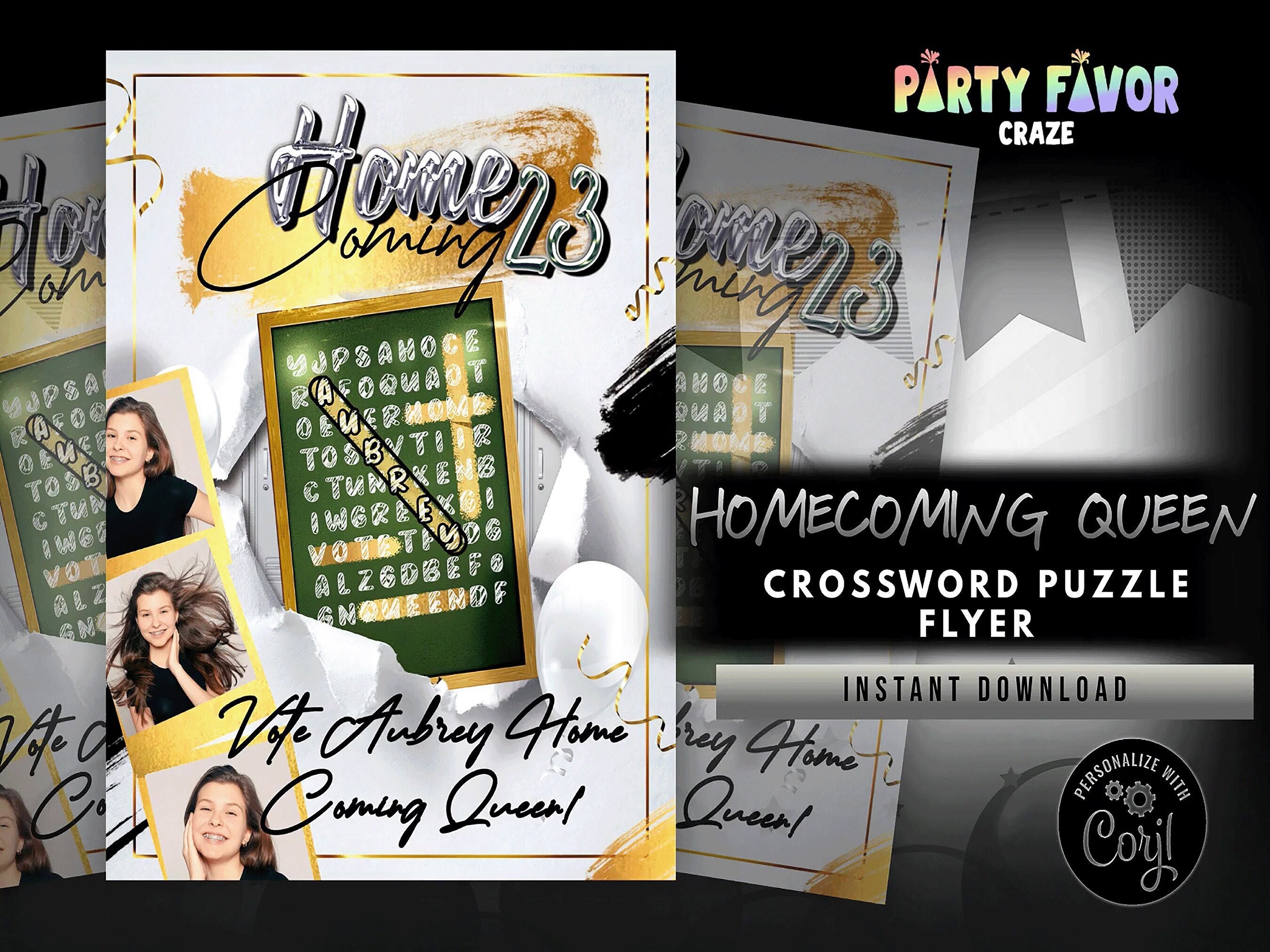 Editable Homecoming Queen Flyer, Homecoming 2023, Homecoming SVG ...