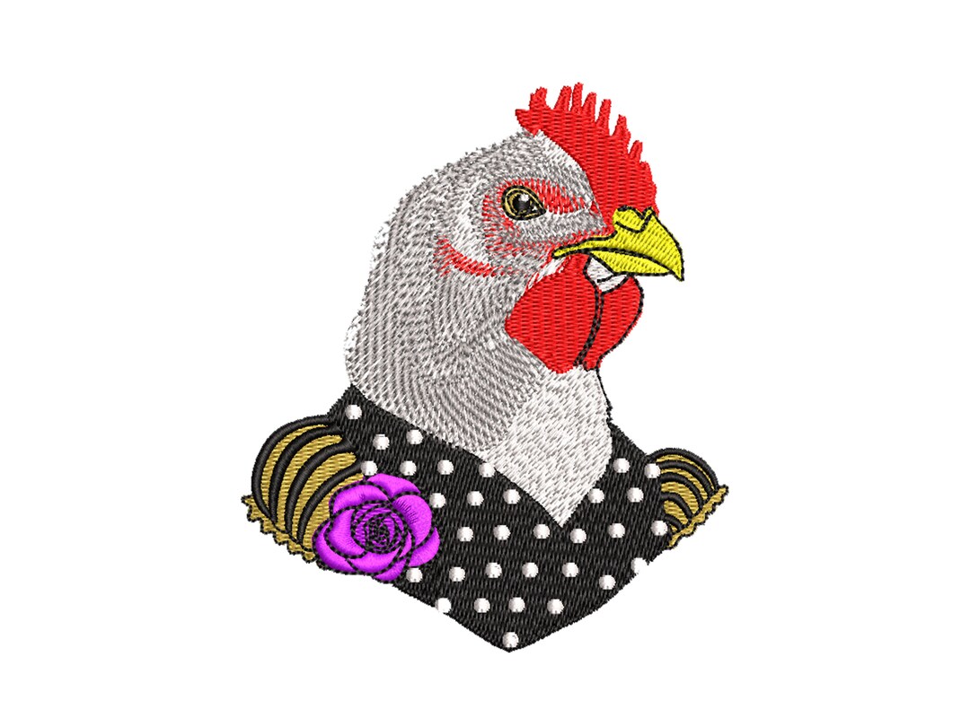 Hen Machine Embroidery Design - Rooster Machine Embroidery Design, Hen ...