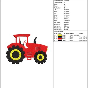 Farm Tractor Machine Embroidery Designs-embroidery Pattern, Farm ...