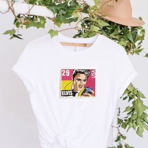 USA Postage Stamp Embroidery Pattern, Elvis Presley Machine Embroidery ...