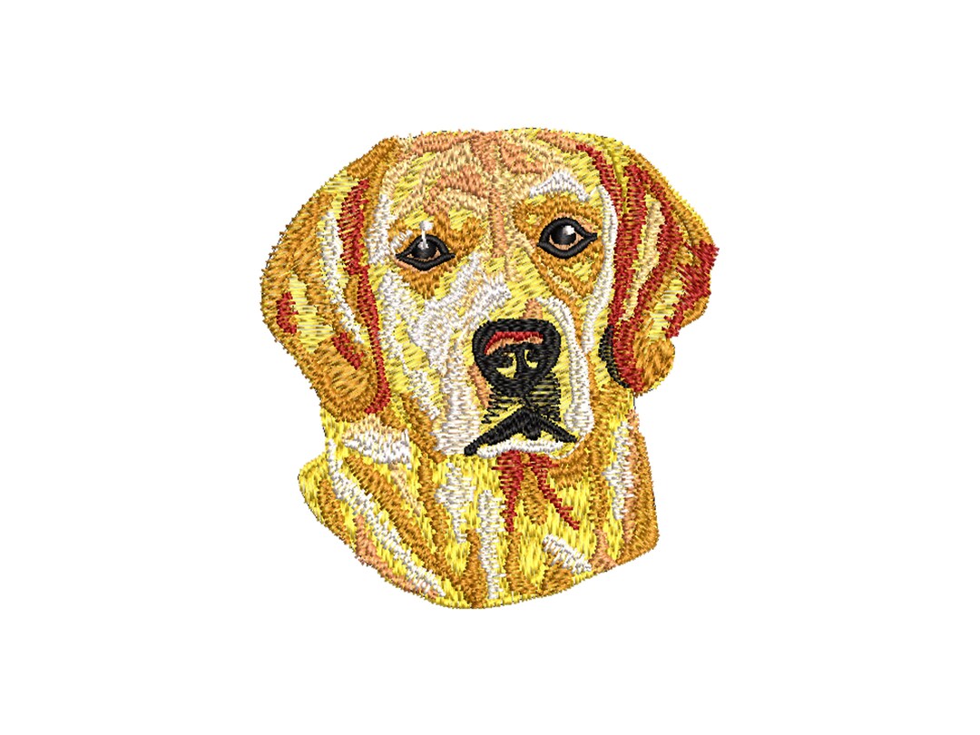 Labrador Retriever Embroidery Pattern, Dog Machine Embroidery Design ...