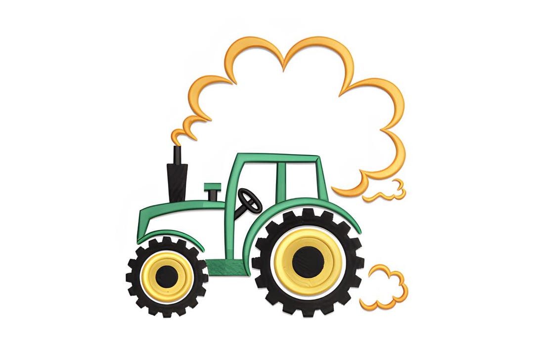 Farm Tractor Machine Embroidery Designs-embroidery Pattern, Farm ...