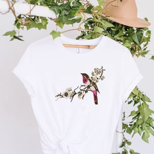 Finch Embroidery Pattern, Bird Embroidery Kit - Floral Embroidery Bird ...