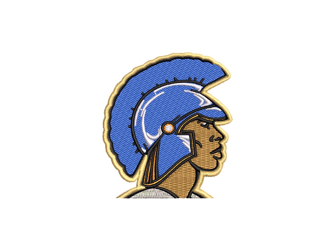 Trojan Head Machine Embroidery Design, Mascot Spartan Embroidery ...