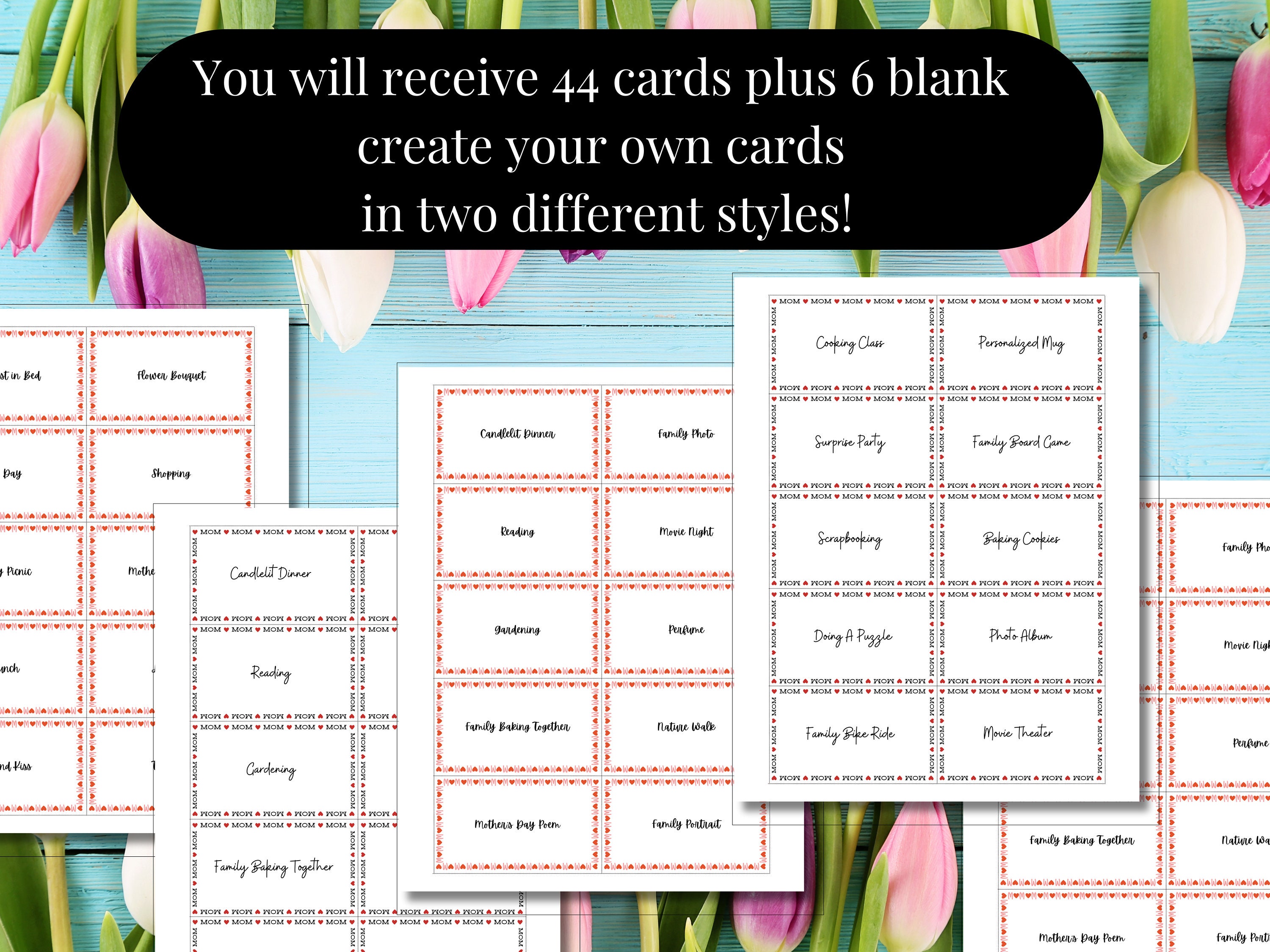 Fun Mother's Day Pictionary Game - Digital Download - Fun Family Game ...