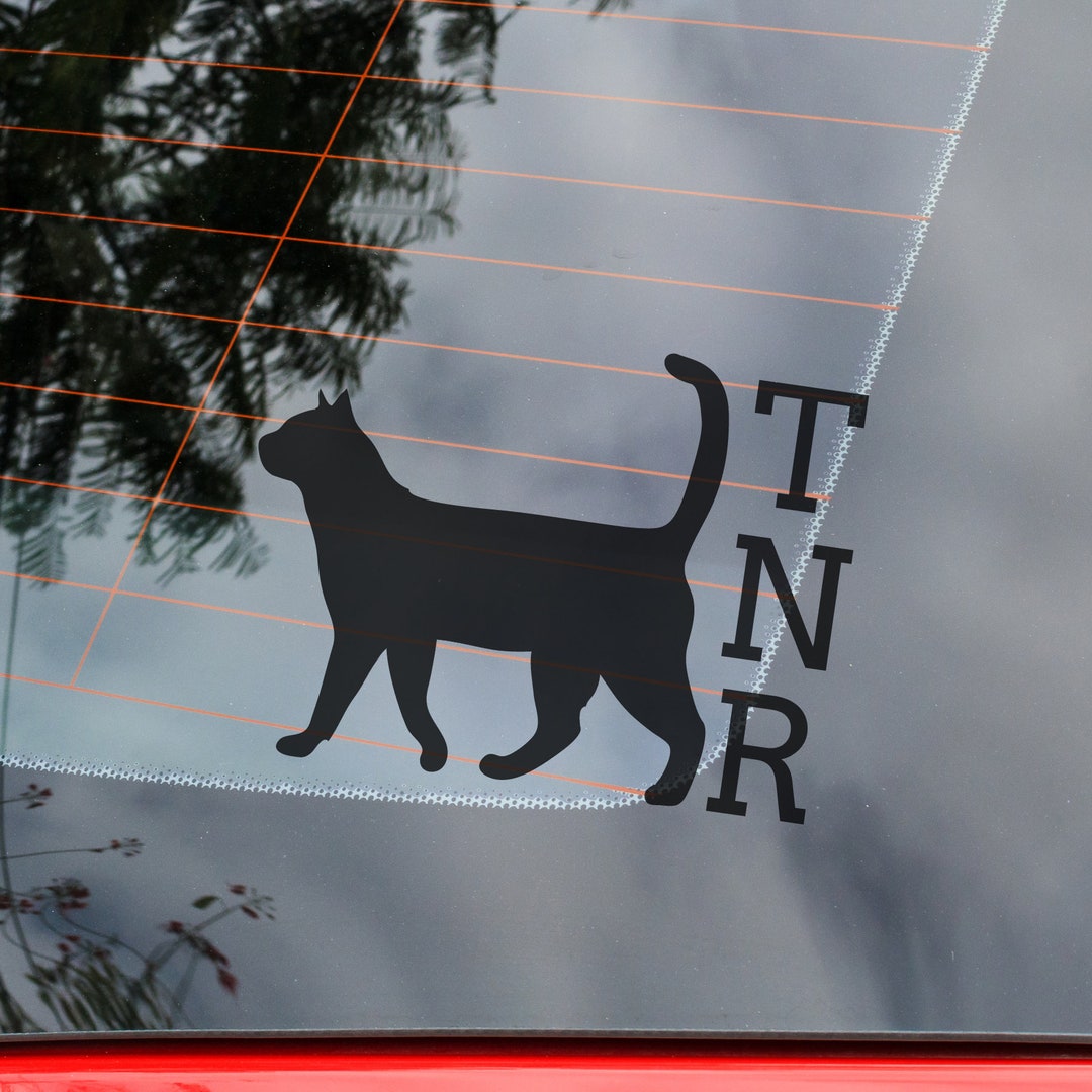 TNR Cat Car Decal | Trap Neuter Release | Car Accessory | Multiple ...