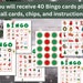 40 Christmas Bingo Cards, Printable Christmas Bingo, Christmas Family ...