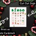 40 Christmas Bingo Cards, Printable Christmas Bingo, Christmas Family ...