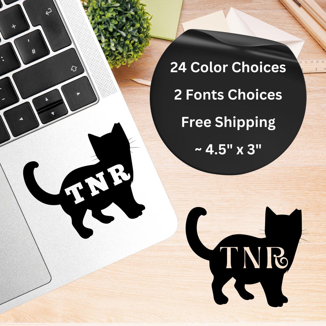TNR Cat Car Decal | Trap Neuter Return | Car Accessory | Multiple ...