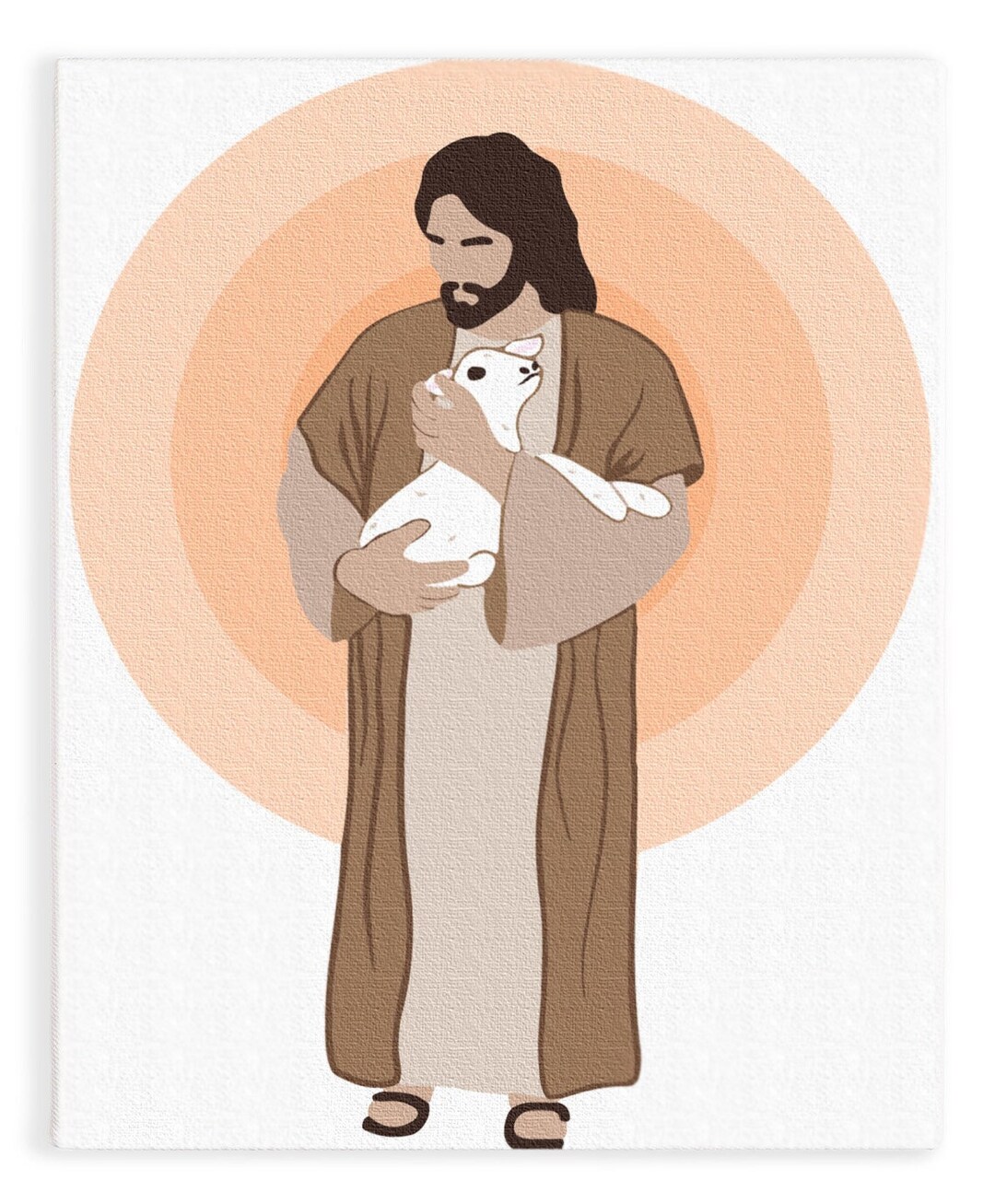 LDS Paint by Numbers Kit Trust in the Lord 8x10 Painting Kit of Jesus ...