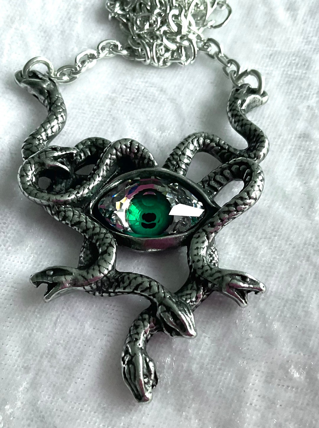 Gorgons Eye Pendant by Alchemy England - Etsy