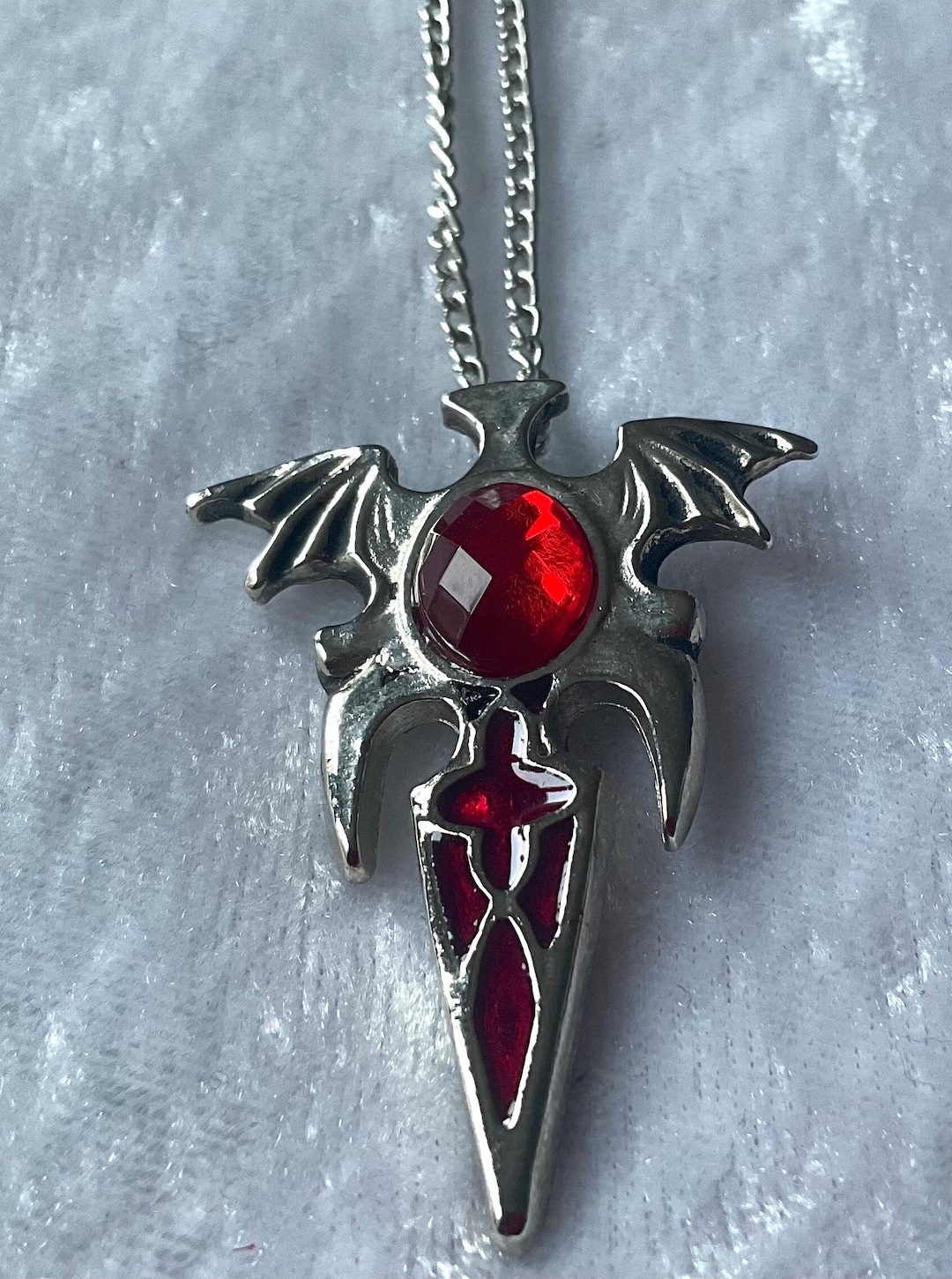 Gothic Vampire Blood Amulet Pendant. - Etsy