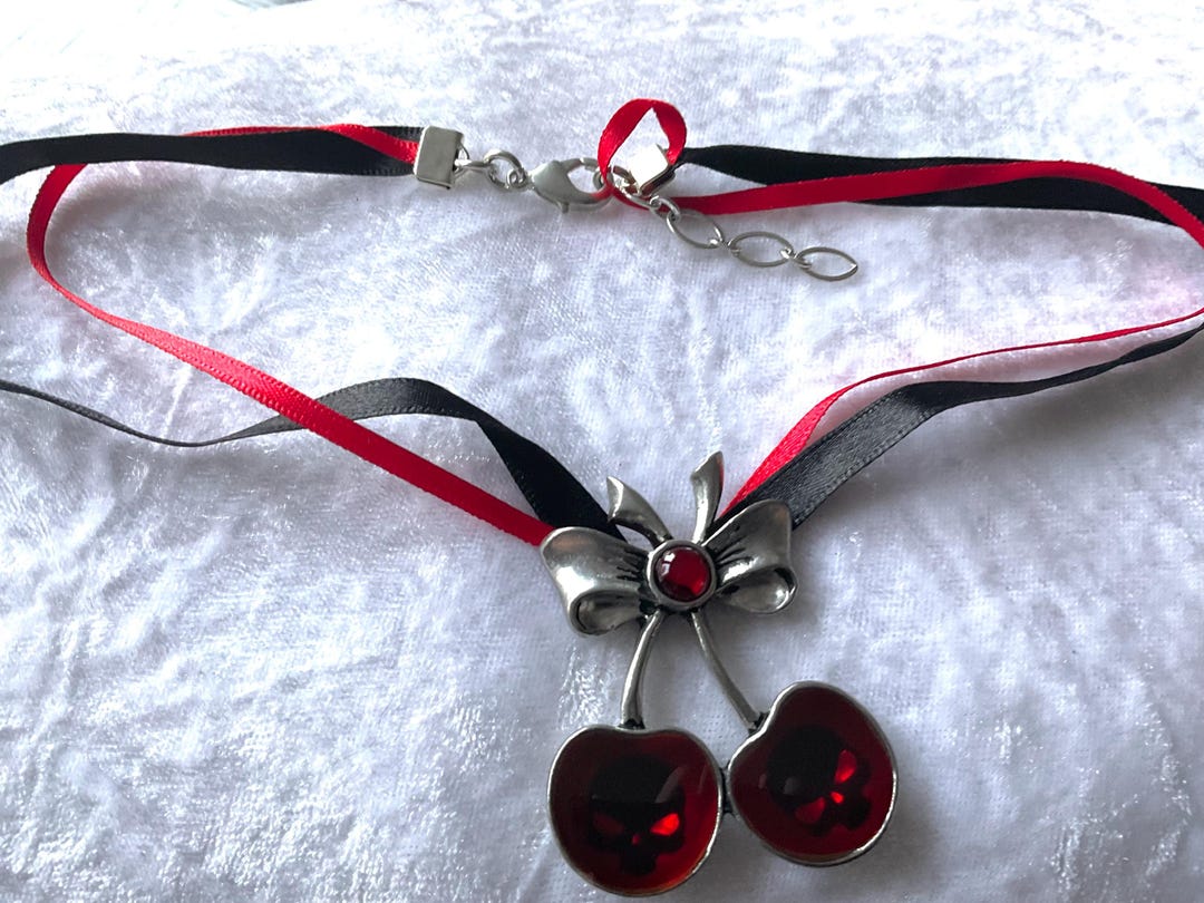 Black Cherry Pendant by Alchemy Gothic. - Etsy