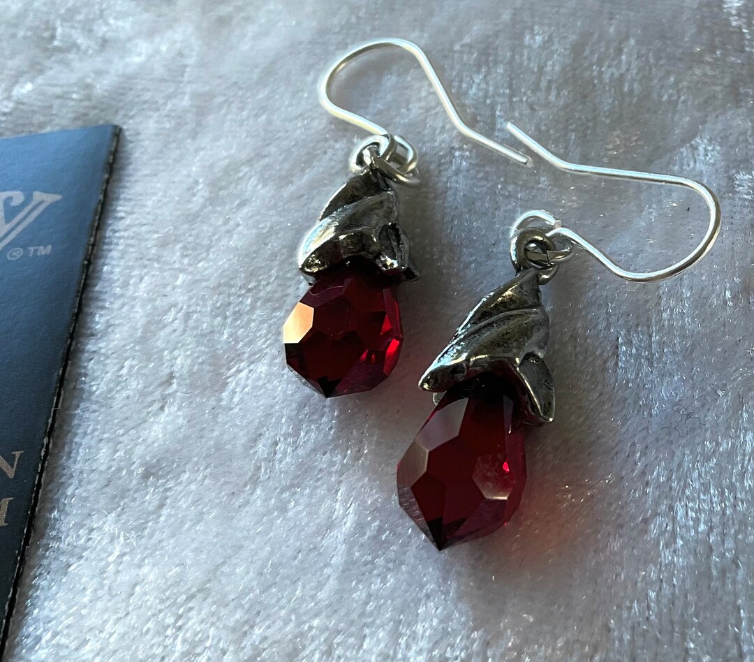 Empyrean Tear Dropper Earrings - Etsy UK