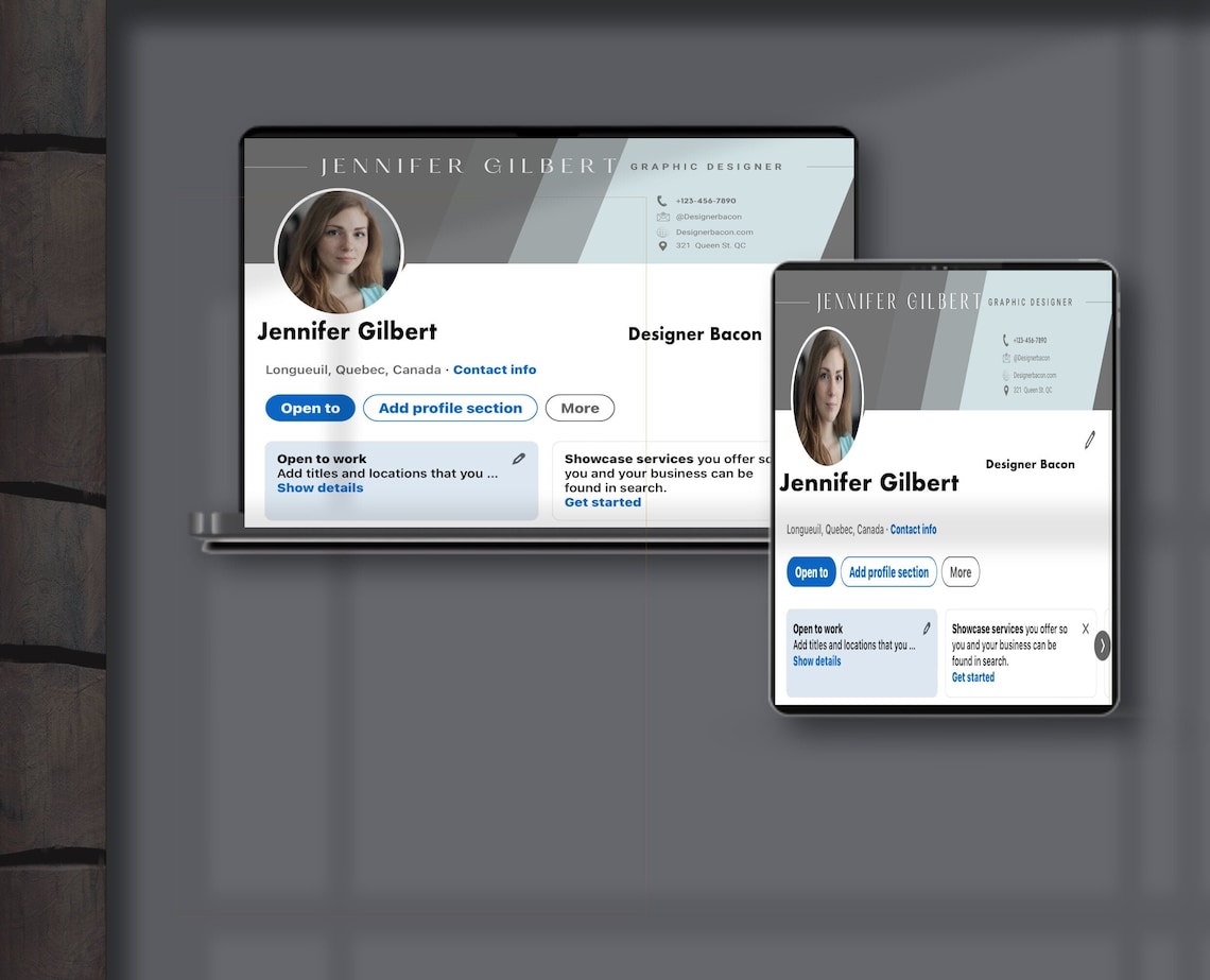 Pink Editable Linkedin Banner Canva Template For Professionals Etsy