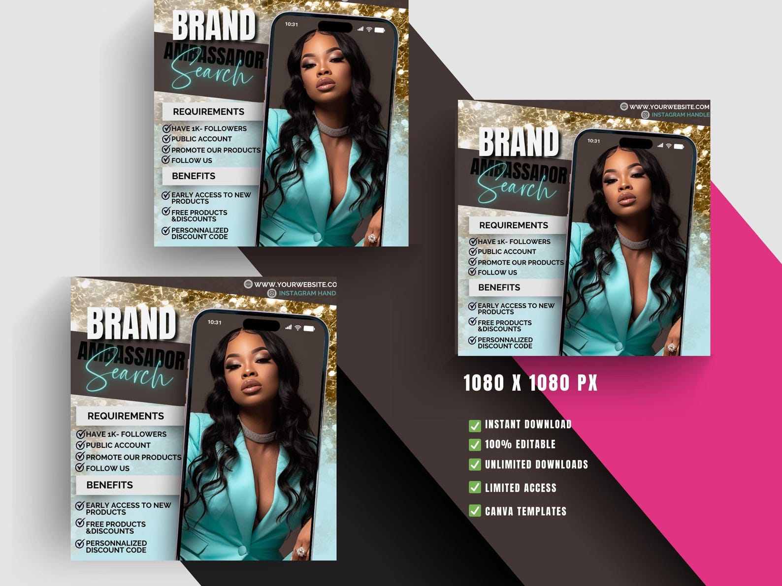 Hair Stylist Flyer, Brand Ambassador Flyer Template, Hair Flyer, Wanted ...